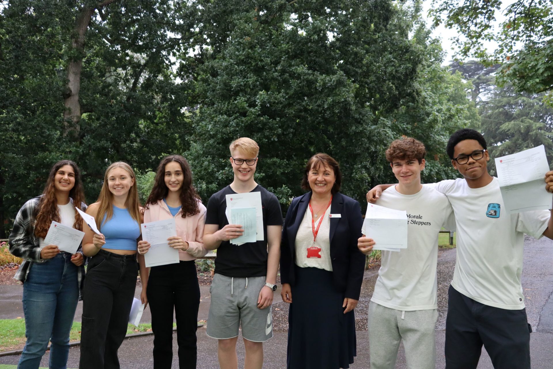 New Hall Students celebrate superb GCSE success - New Hall School