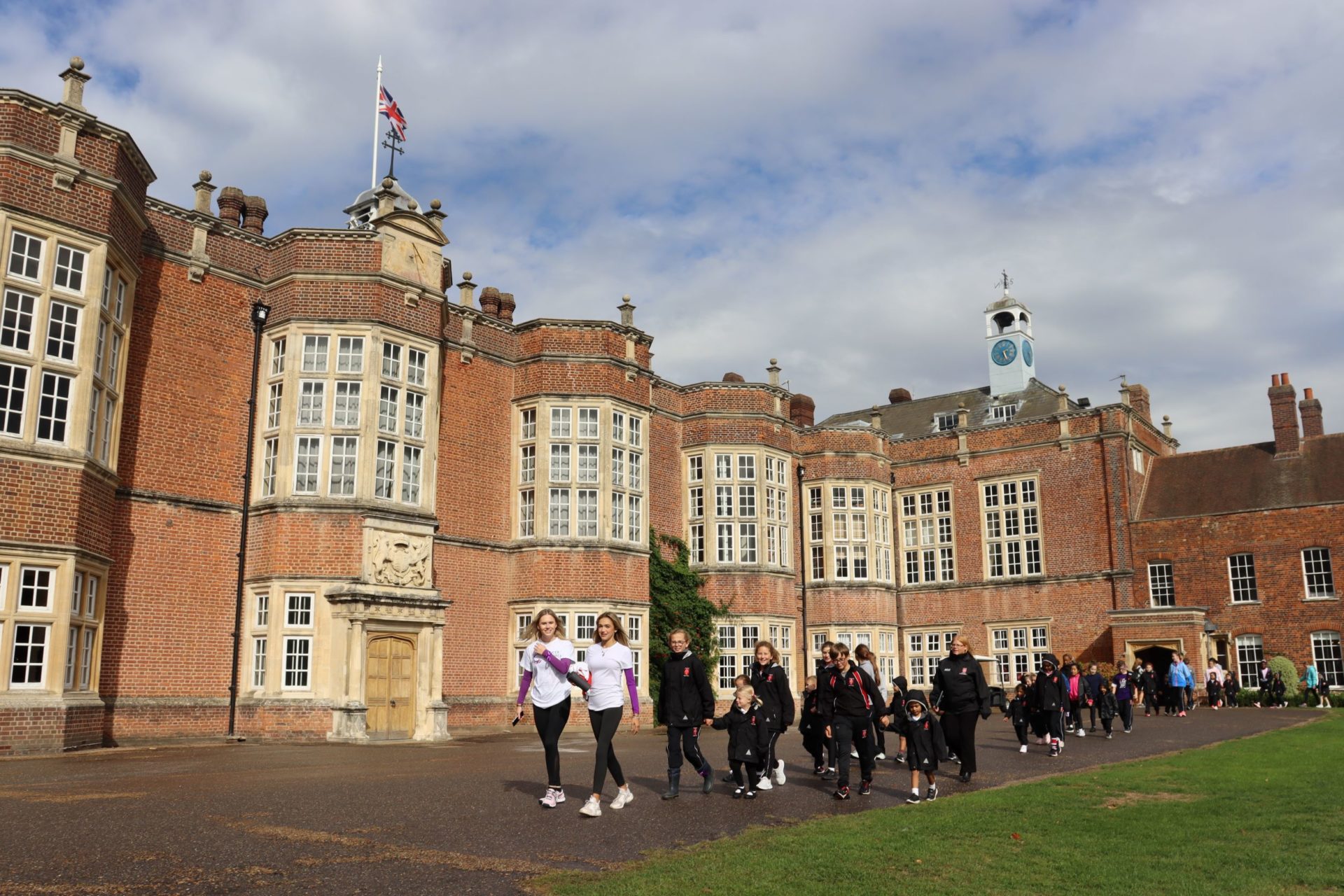 Putting their best feet forward - New Hall School