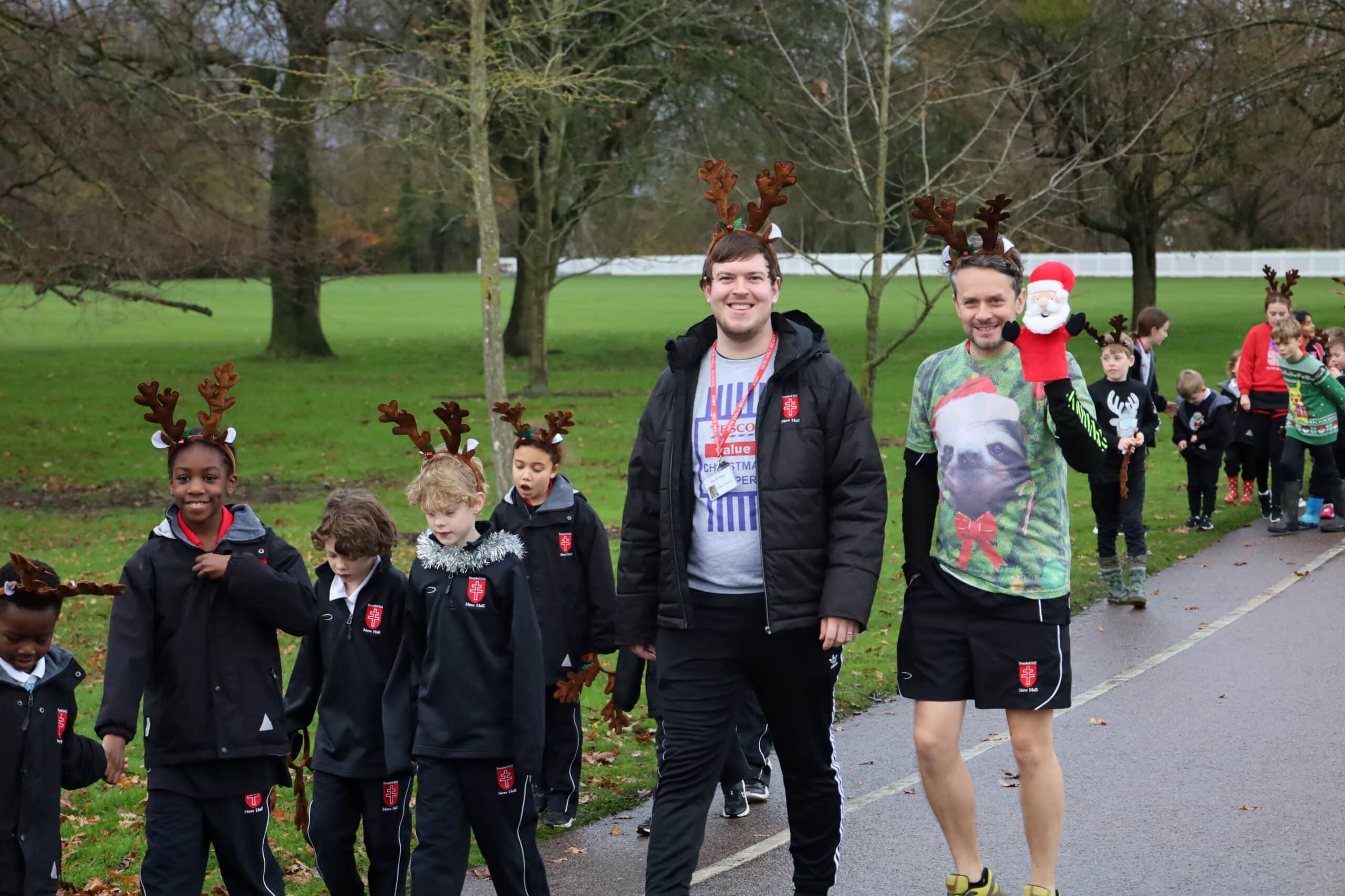 "Run, Run, Rudolph!" - Farleigh Hospice Reindeer Run - New Hall School