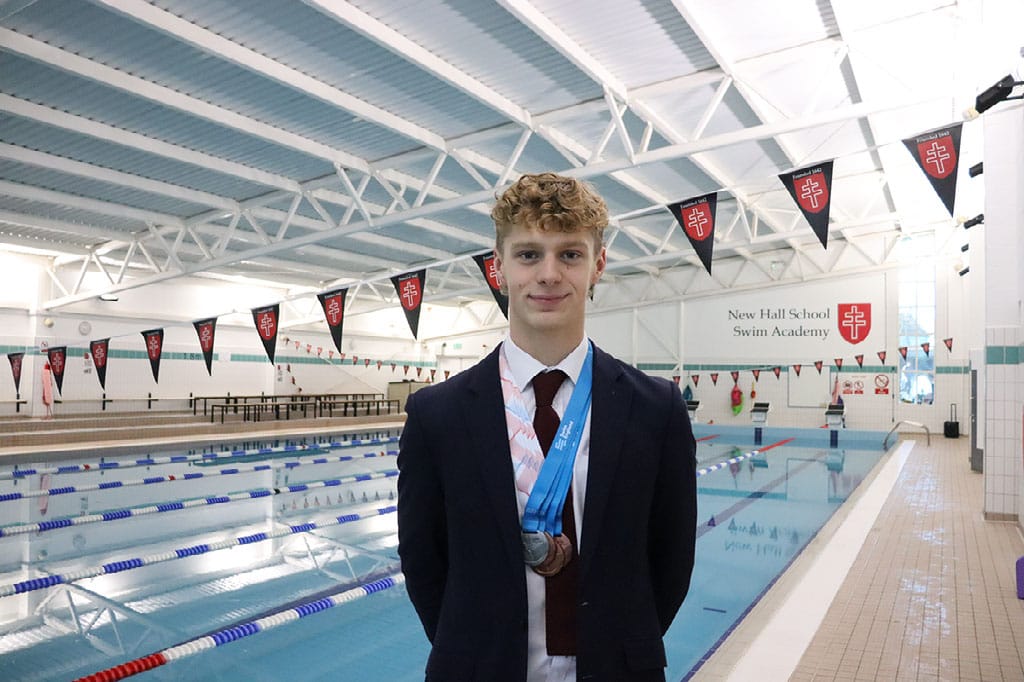 British Swimming Record for Jack in Year 13 - New Hall School