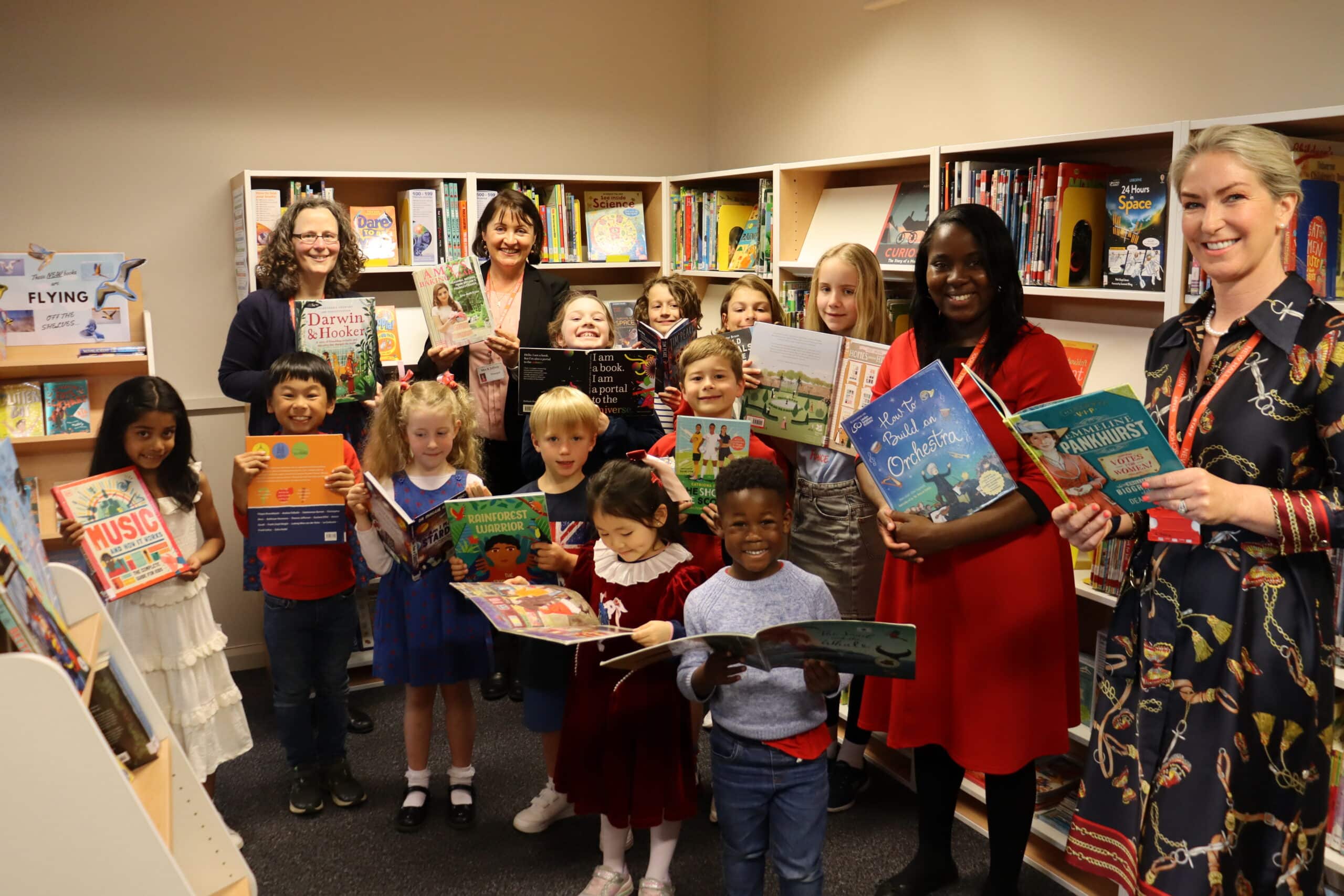 The Prep Library Has a New Look Thanks to NHPA! - New Hall School