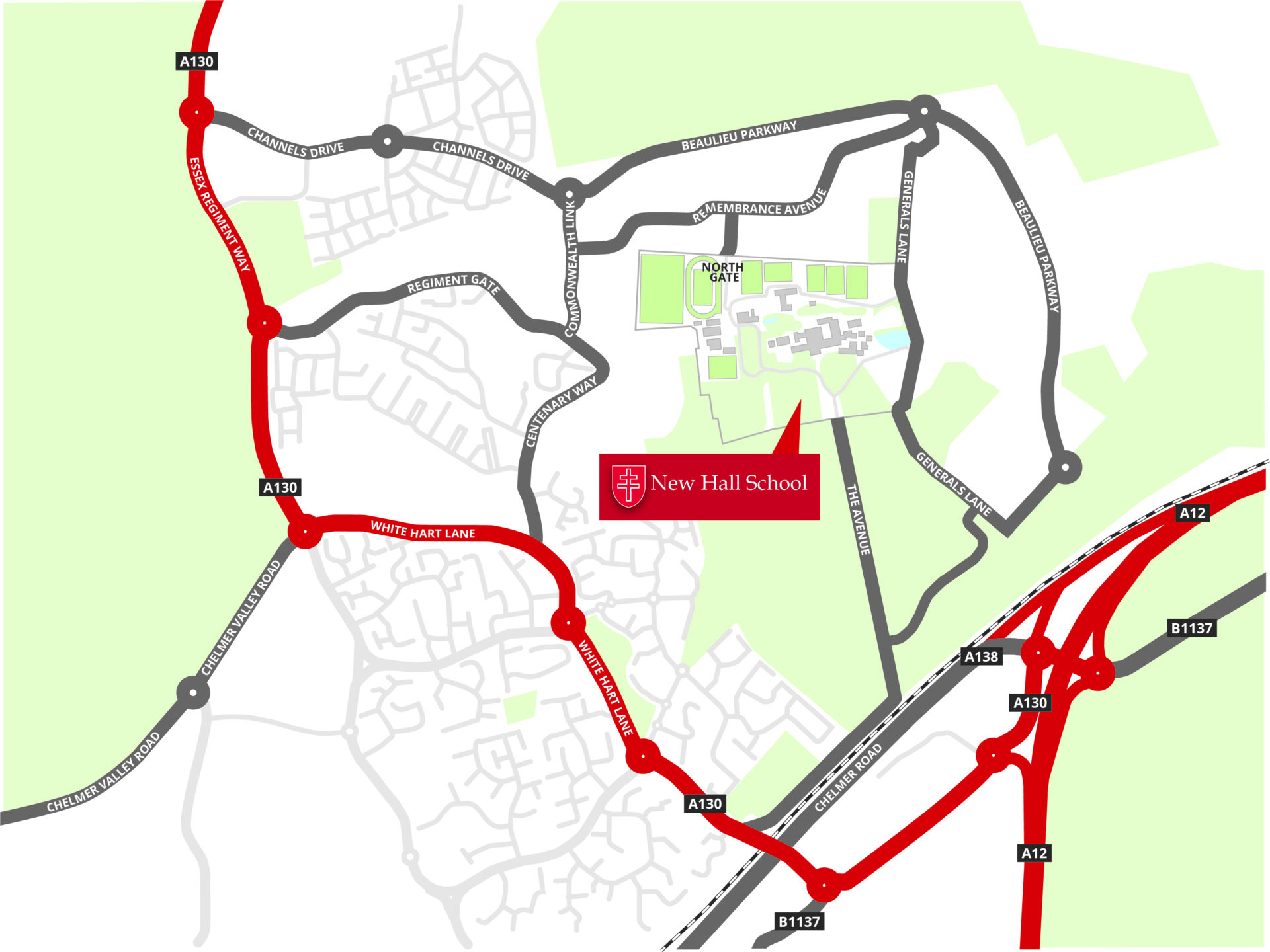 Northern Access Road Now Open - New Hall School